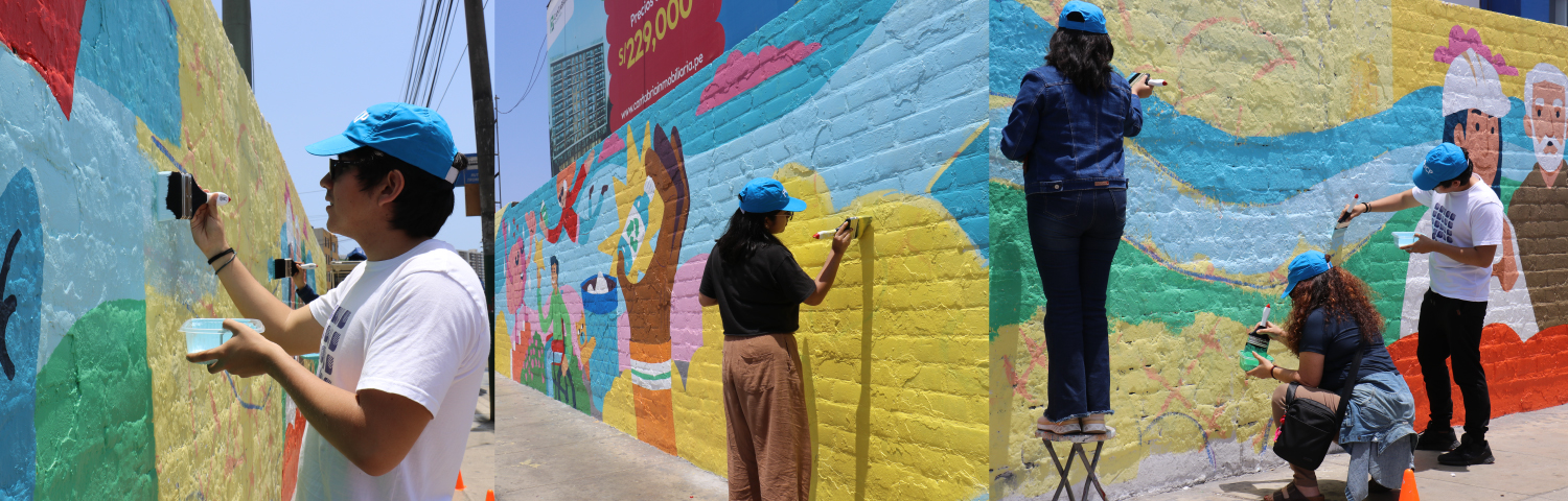 Barrio PUCP | Conoce el mural “La magia de la comunidad” - Dirección ...